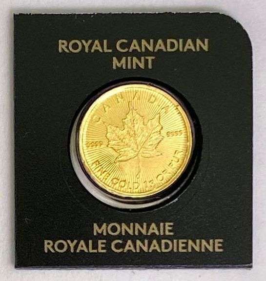 Royal Canadian Mint 2020 Canada Maple Leaf 1g .9995 Fine Gold - Matthew ...