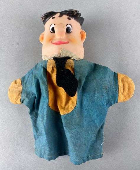 Vintage The Flintstones Fred Hand Puppet - Matthew Bullock Auctioneers