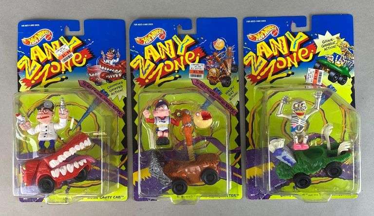 Group of 3 Hot Wheels Zany Zone Die-Cast Vehicles - Matthew Bullock ...