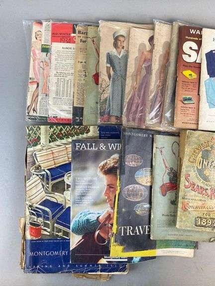 Group of 18 Assorted Montgomery Ward Catalogs - Matthew Bullock Auctioneers
