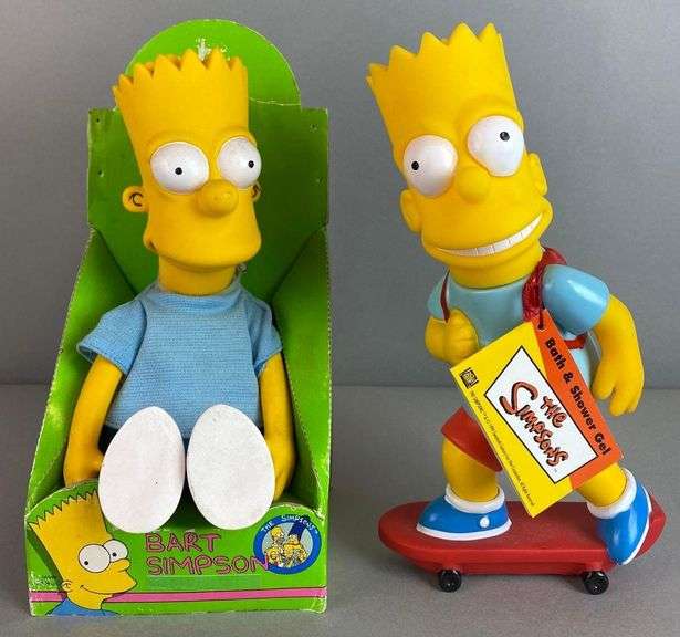 Group of 2 The Simpsons Bart Figures - Matthew Bullock Auctioneers