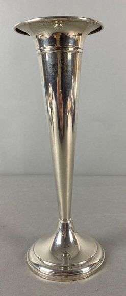 Preisner Sterling Silver Weighted Candlestick - Matthew Bullock Auctioneers