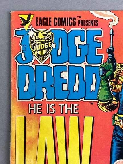 Eagle Comics Judge Dread No. 1 - Matthew Bullock Auctioneers