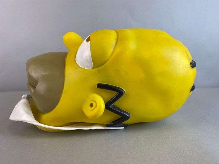 Fox The Simpsons Homer Rubber Mask - Matthew Bullock Auctioneers
