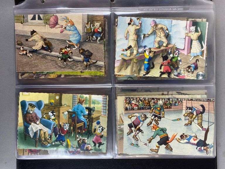 Postcards - Alfred Manzier Binder of 55+ Cards - Matthew Bullock ...