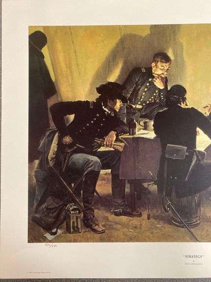 Don Spaulding Strategy Signed Print - Matthew Bullock Auctioneers