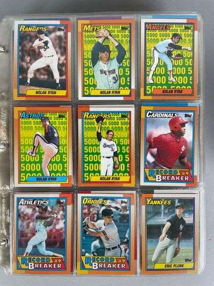 1990 Topps and Topps Traded Sets and 1988 Fleer Baseball Set - Matthew ...
