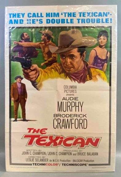 1966 Columbia Pictures The Texican Movie Poster - Matthew Bullock ...