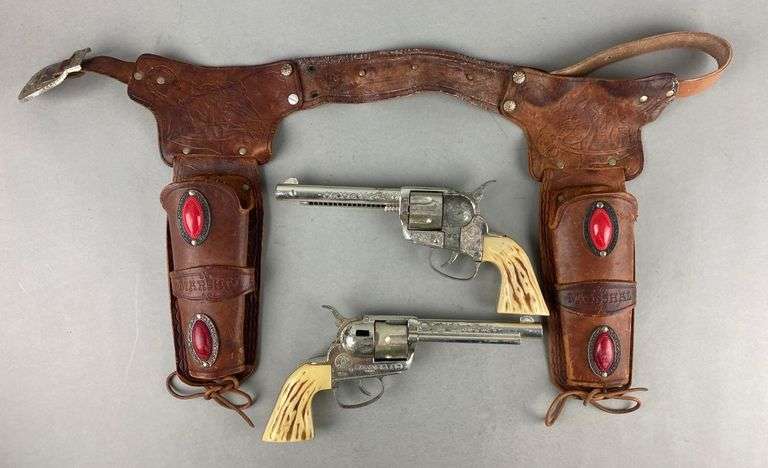 Mattel Fanner 50 Die-Cast Cap Guns with Leather Holster - Matthew ...