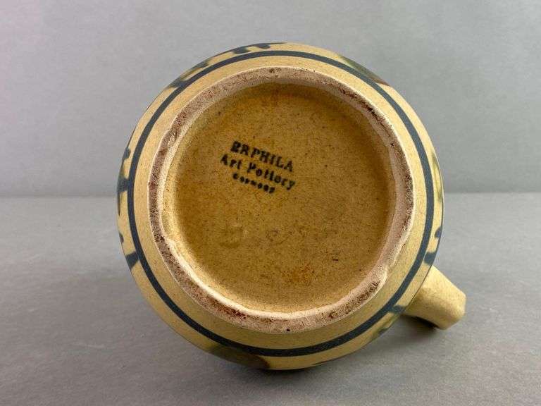 Erphila Art Pottery Czechoslovakian Pitcher - Matthew Bullock Auctioneers