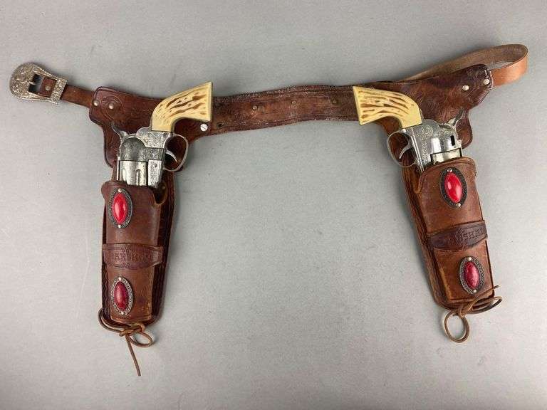 Mattel Fanner 50 Die-Cast Cap Guns with Leather Holster - Matthew ...