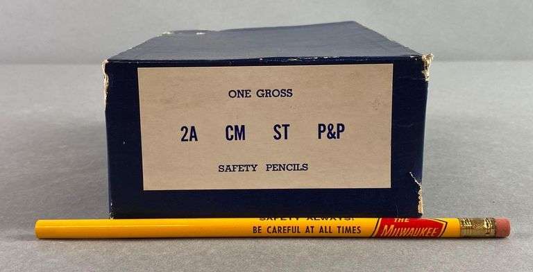 One Gross Box of The Milwaukee Road Safety Pencils - Matthew Bullock ...