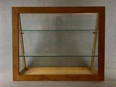 Vintage Wood and Glass Countertop Display Case - Matthew Bullock ...