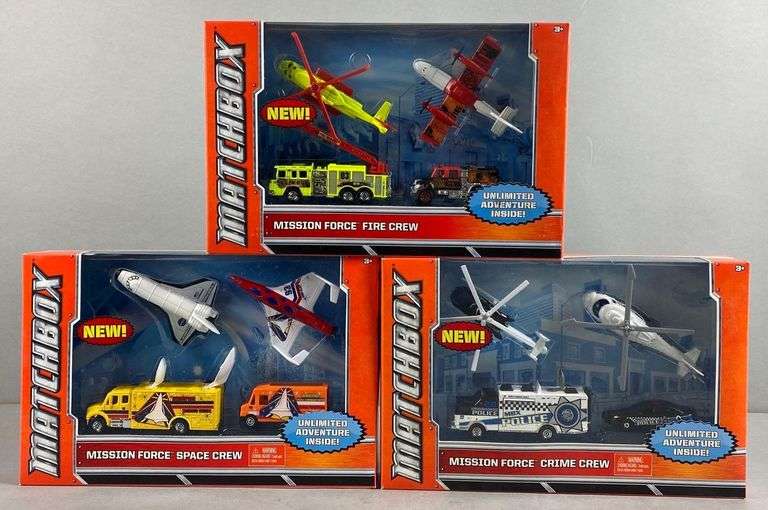 Group of 3 Matchbox Mission Force Die-Cast Sets - Matthew Bullock ...
