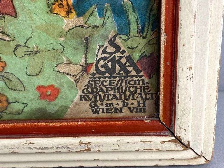 Franz Cizek Herta Zuckermann Lithograph - Matthew Bullock Auctioneers