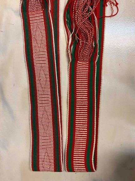 Pair of Native American Hopi Sashes - Matthew Bullock Auctioneers