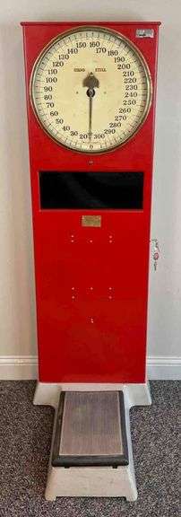 Antique Public Scale Co. Coin Operated Penny Scale - Matthew Bullock ...