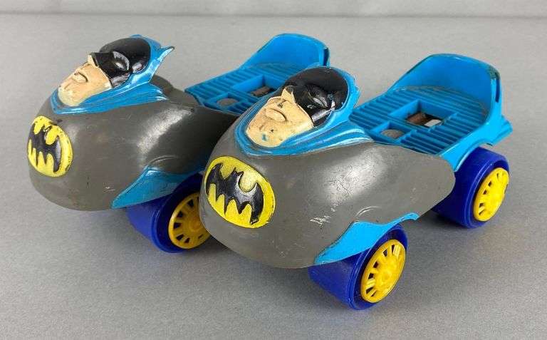 Vintage Pair of Batman Classic TV Series Childrens Roller Skates ...