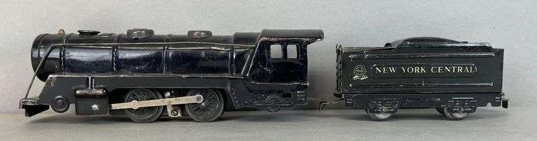 Marx O Scale Steam Locomotive and Hopper - Matthew Bullock Auctioneers