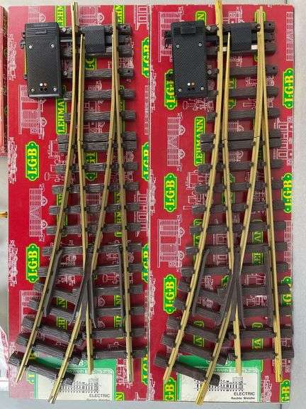 Group of 4 LGB G Scale Switches and Intersection - Matthew Bullock ...