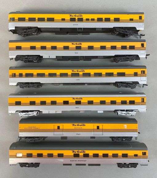 Group of 6 HO Scale Rivarossi Rio Grande Train Cars - Matthew Bullock ...
