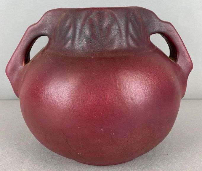 Van Briggle Double Handled Arts and Crafts Pottery Vase - Matthew ...