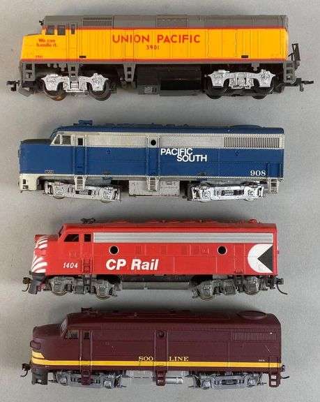 Group of 4 HO Scale Diesel Locomotives - Matthew Bullock Auctioneers