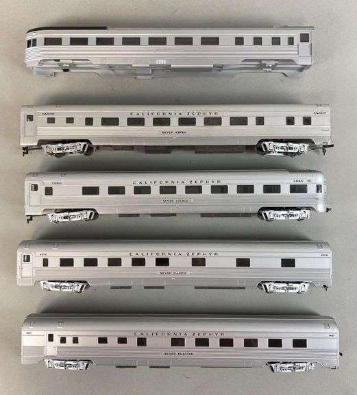 Group of 5 HO Scale California Zephyr Train Cars - Matthew Bullock ...