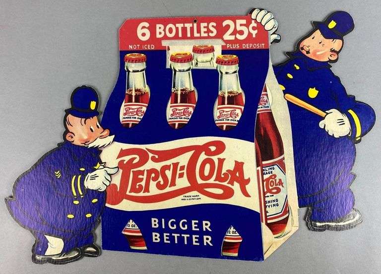 Reproduction Pepsi-Cola Pete Keystone Advertising Wall Decor - Matthew ...