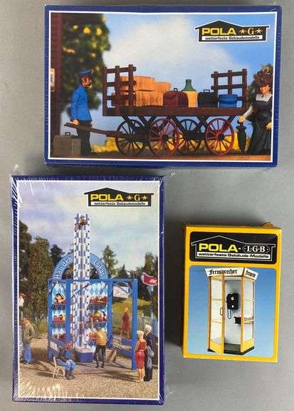 Group of 3 Pola-G G Scale Model Kits - Matthew Bullock Auctioneers