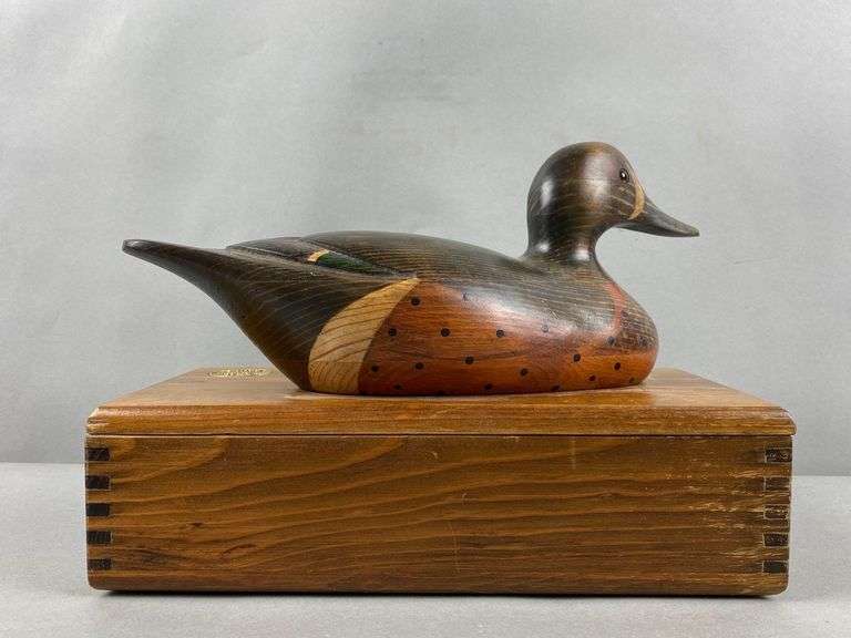 Ducks Unlimited Tom Taber Blue Wing Teal Limited Edition Wood Duck ...