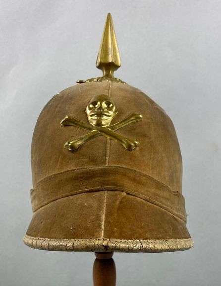 Masonic Skull and Crossbones Pickelhaube Helmet - Matthew Bullock ...
