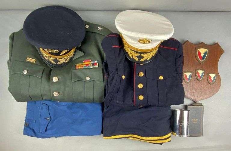 WW2 US Marine Corps Veteran Charles M. Prosser Uniform and Awards ...