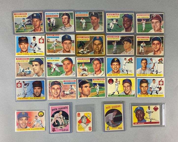 25 - 1950s Topps Baseball Cards with HOFs and Stars - Matthew Bullock ...