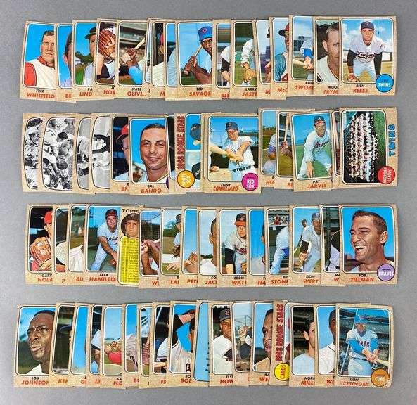 64 - 1968 Topps 2nd Series Baseball Cards - Set Break - Matthew Bullock ...