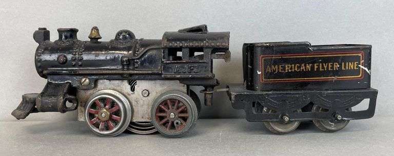 1920s American Flyer O Scale Windup Locomotive and Tender - Matthew ...