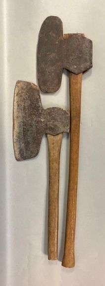 Group of 2 Antique Broad Axes - Matthew Bullock Auctioneers