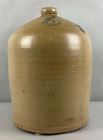 5 Gallon Salt Glaze Merrill and Co. Akron Ohio Stoneware Jug - Matthew ...