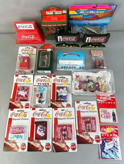 Group of 20+ Assorted Coca-Cola Items and More - Matthew Bullock ...
