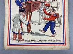 1943 WW2 Weve Made a Monkey Out of You Political Poster - Matthew ...