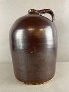 Beck Bros Pottery Parish Iowa 3 Gallon Albany Brown Slip Jug - Matthew ...