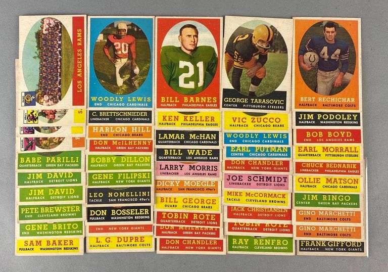 50 - 1958 Topps Football Cards with HOFs and Stars - Matthew Bullock ...
