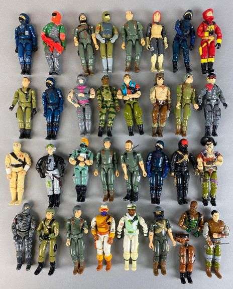 Group of 32 Hasbro G.I. Joe Action Figures - Matthew Bullock Auctioneers