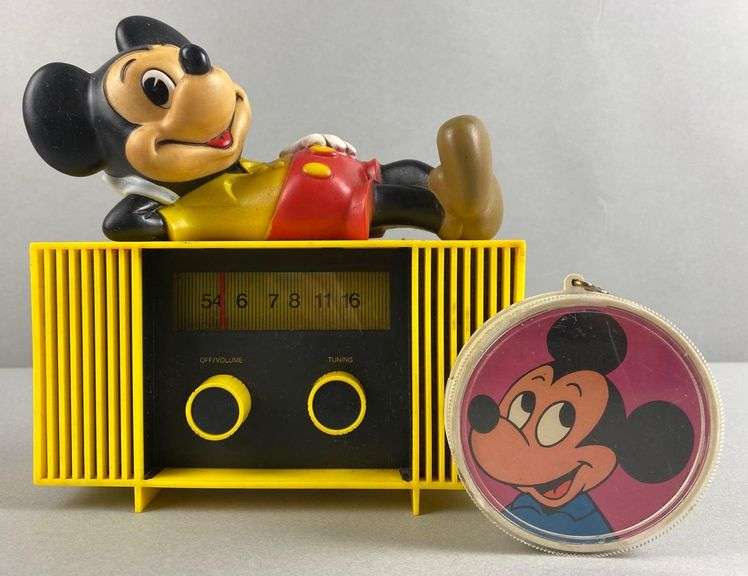 Group of 2 Mickey Mouse Radios - Matthew Bullock Auctioneers