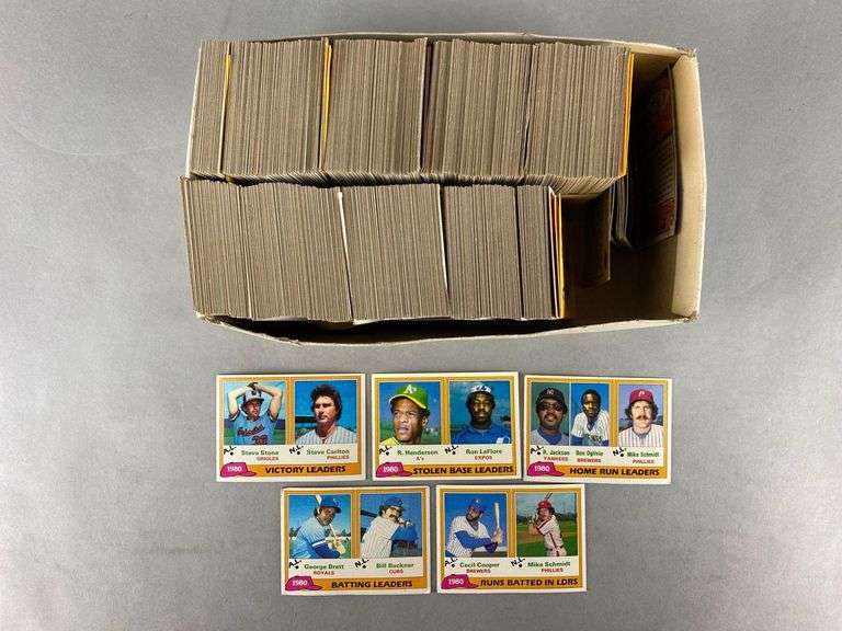1981 Topps Baseball Cards - Matthew Bullock Auctioneers