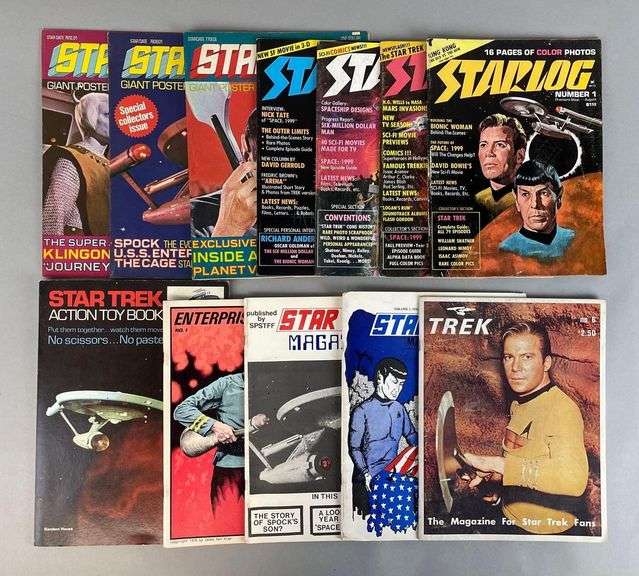 Group of 100+ Various Star Trek Magazines - Matthew Bullock Auctioneers