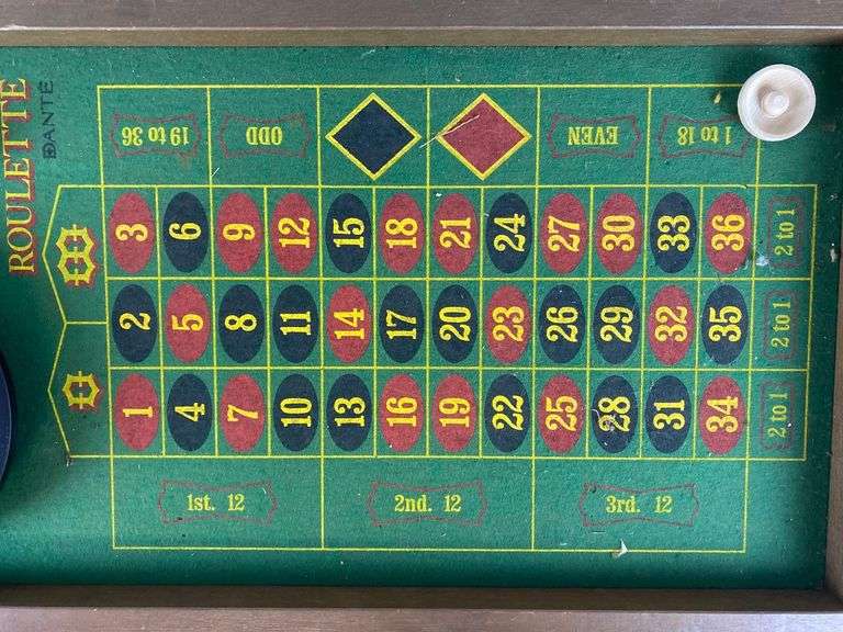 Dante Home Roulette Table - Matthew Bullock Auctioneers