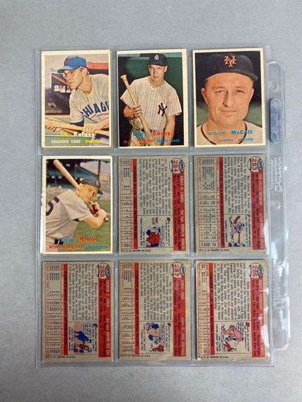 13 - 1957 Topps Baseball Scarce 4th Series Set Break with Stars and ...