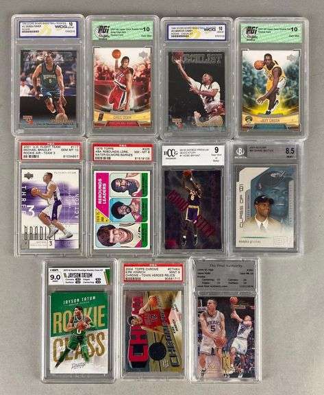 11 - Basketball Graded Cards with HOFs Stars and Rookies - Matthew ...