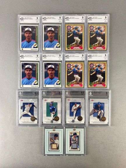 12 - Graded Baseball Cards + 2 - 2002 Topps T206 Relic Cards - Matthew Bullock Auctioneers